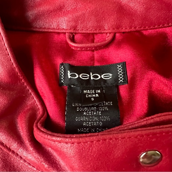 bebe | Jackets & Coats | Bebe Leather Jacket | Poshmark